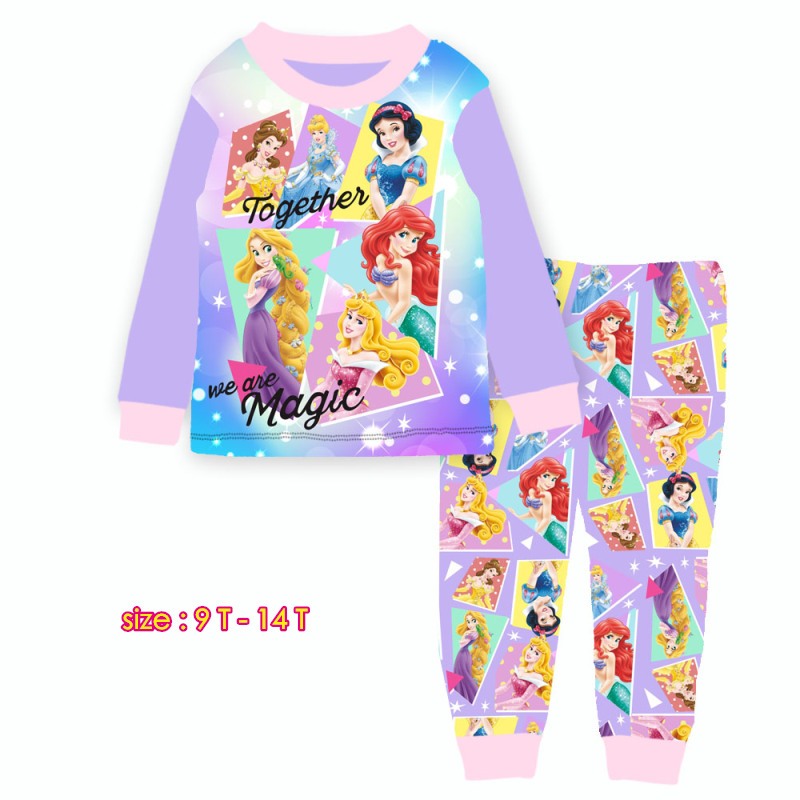 #81097 Cuddleme Girl Princess kids pyjamas /Princess kids Sleepwear ...