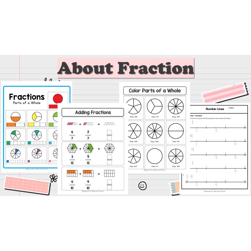 [PRE277] 71 pages About Fraction Worksheet for Pre-school PDF version ...