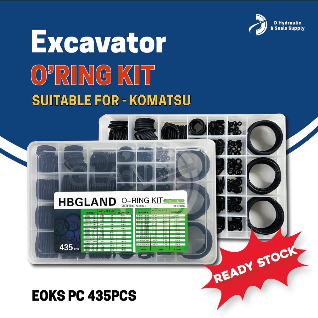 Komatsu Sumitomo Kobelco Hydraulic Excavator O-Ring Kit O-Ring Box 1 ...
