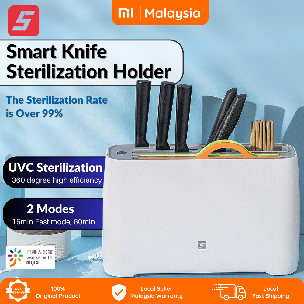 Mi Mijia FIVE Smart Knife Chopsticks Cutting Board UVC Sterilization ...