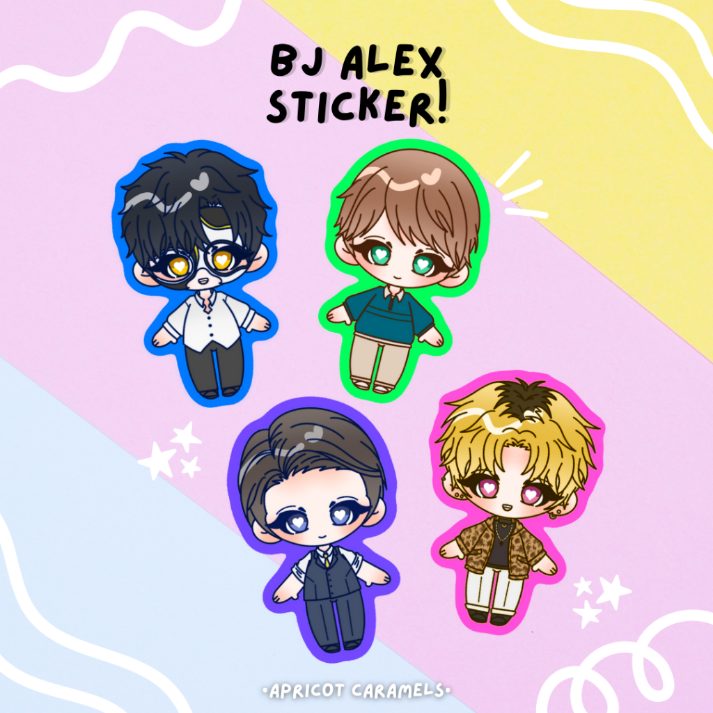 BJ Alex Manhwa Fanart Stickers | Shopee Malaysia