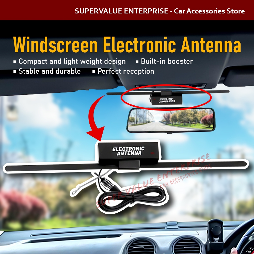 FM Booster Antenna Mobile Antenna Electronic Antenna Car Inner ...