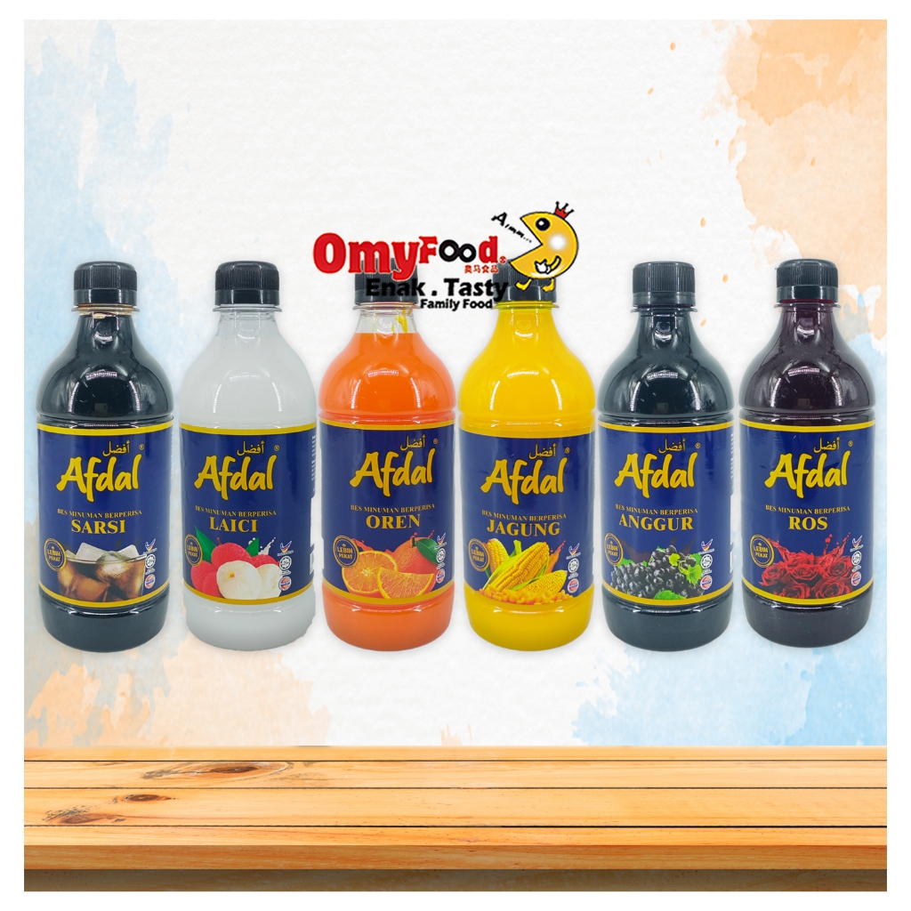 450ml Afdal Bes minuman berperisa [Jagung / Sarsi / Ros / Anggur ...