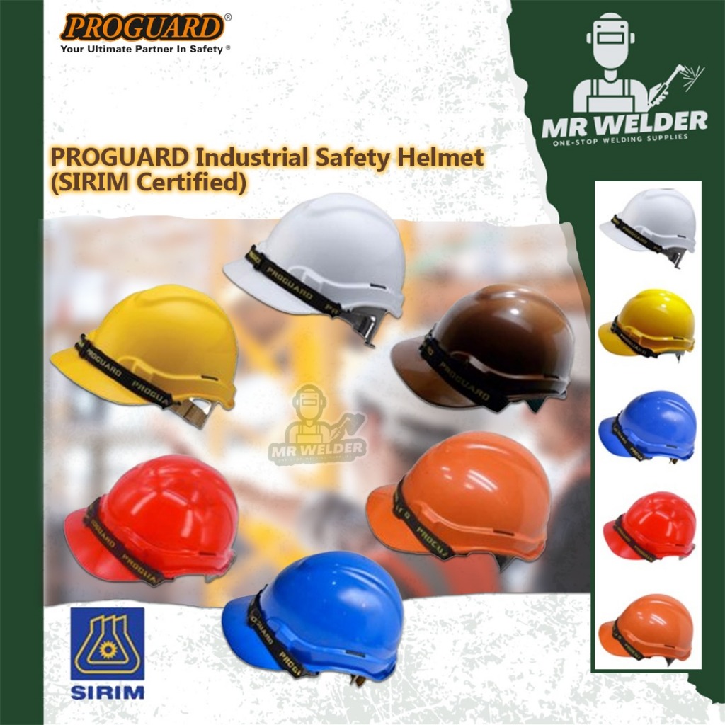 Proguard Safety Helmet | Sirim Certified | Yellow/White/Blue | HG1-PHSL ...