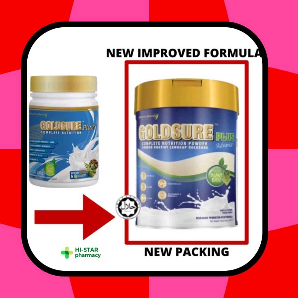 NutrixGold GoldSure PLUS ADVANCE Complete Nutrition Powder 850g (EXP 07/2026) | Shopee Malaysia