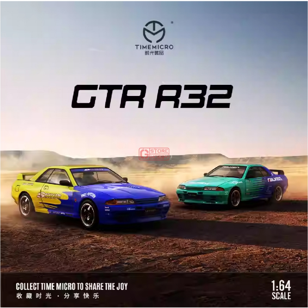 TIME MICRO 1/64 NISSAN GT-R R32 SPOON / FALKEN SPORTS LIVERY | Shopee ...