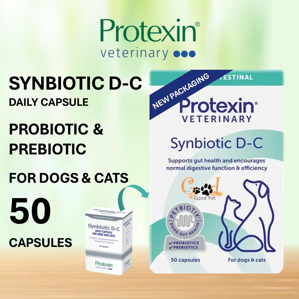 Synbiotic D-C Daily Capsule For Dog & Cat ~ 50 Capsules (EXP: 05/2026 ...