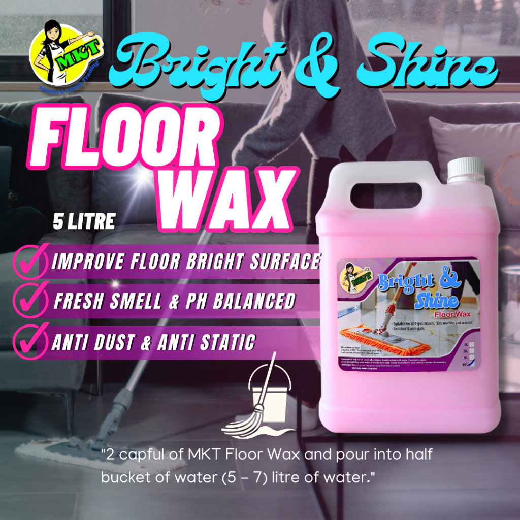 5 Liter Floor Wax Floor Waxing Liquid Floor Cleaning Wax for Mopping ...