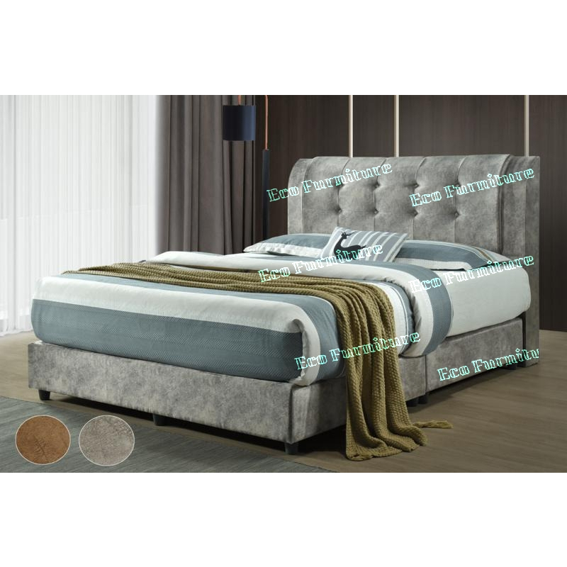 Katil Baldu Kelabu Divan Katil Single / Super Single / Queen / King ...