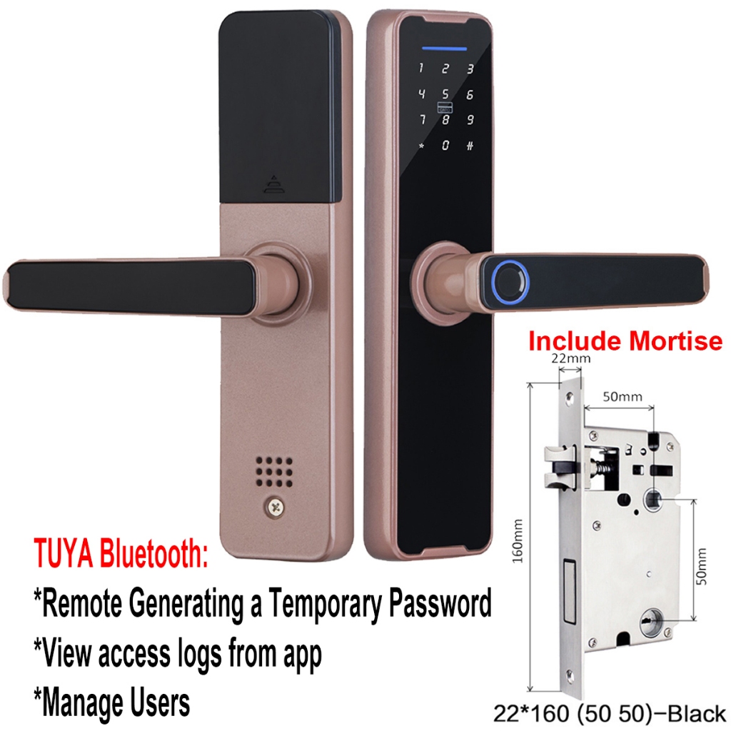 5 Years Warranty DLD Smart Door Lock Set Tuya Smart Lock Digital 100PCS ...
