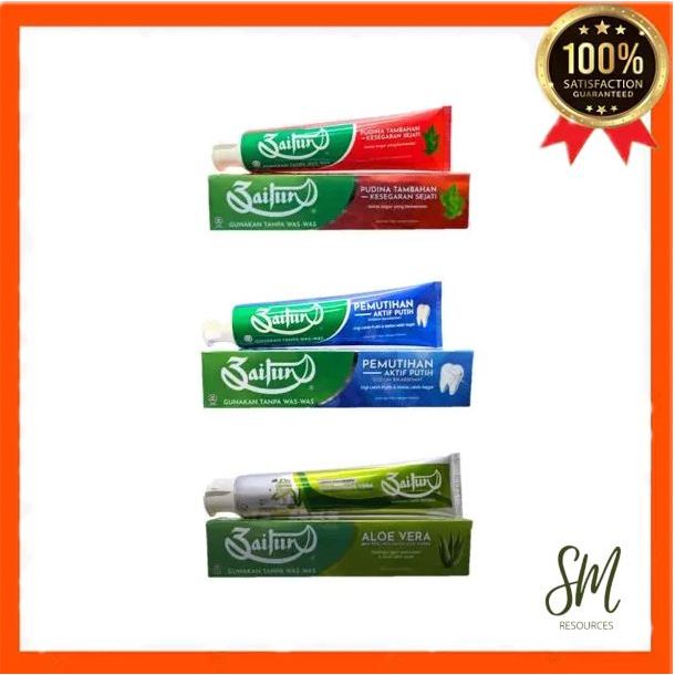 🪥 ZAITUN Ubat Gigi | Toothpaste Extra Mint /Whitening/Aloe Vera 175 g 🪥 ...