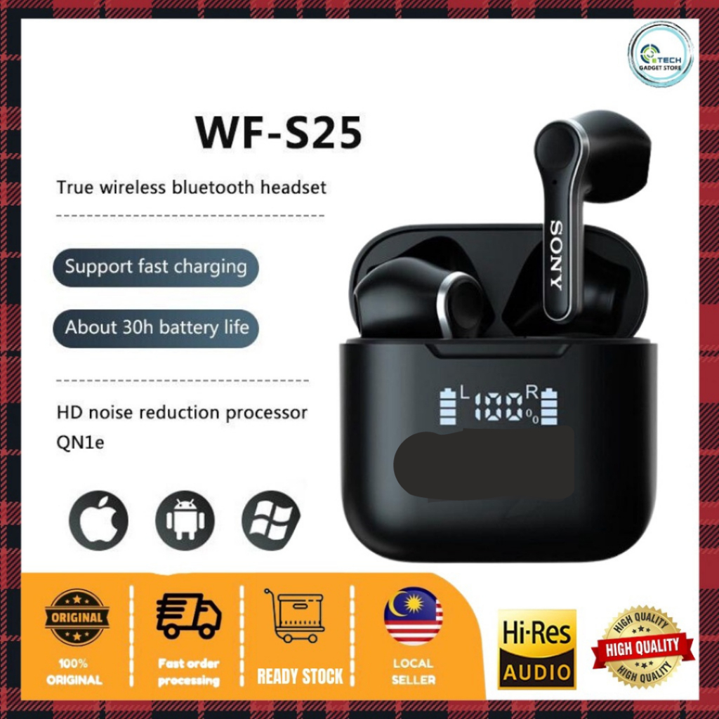 Wireless Gaming Earbud Bluetooth Earphone WFS-25 Stereo Inear Earphone ...