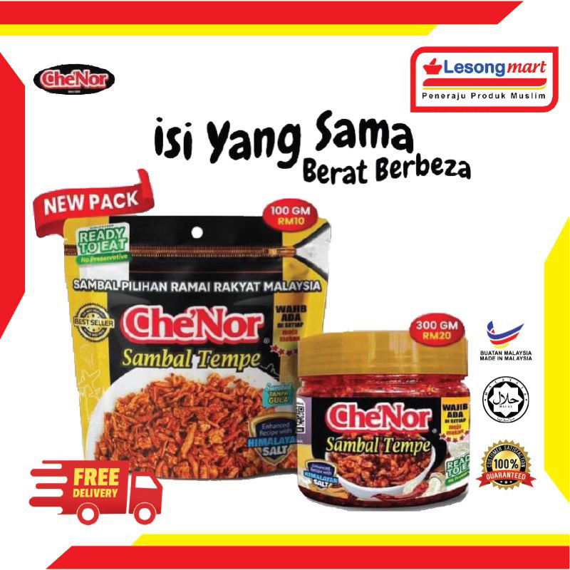 Che Nor Sambal Tempe (Tanpa Gula) | Shopee Malaysia