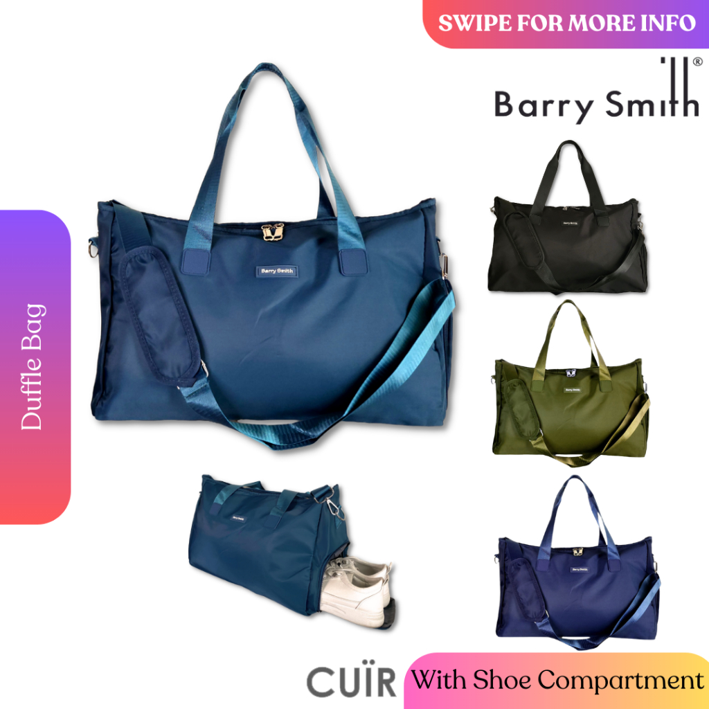Barry Smith Duffel Travel Bag & Weekenders Bags (with shoe compartment ...