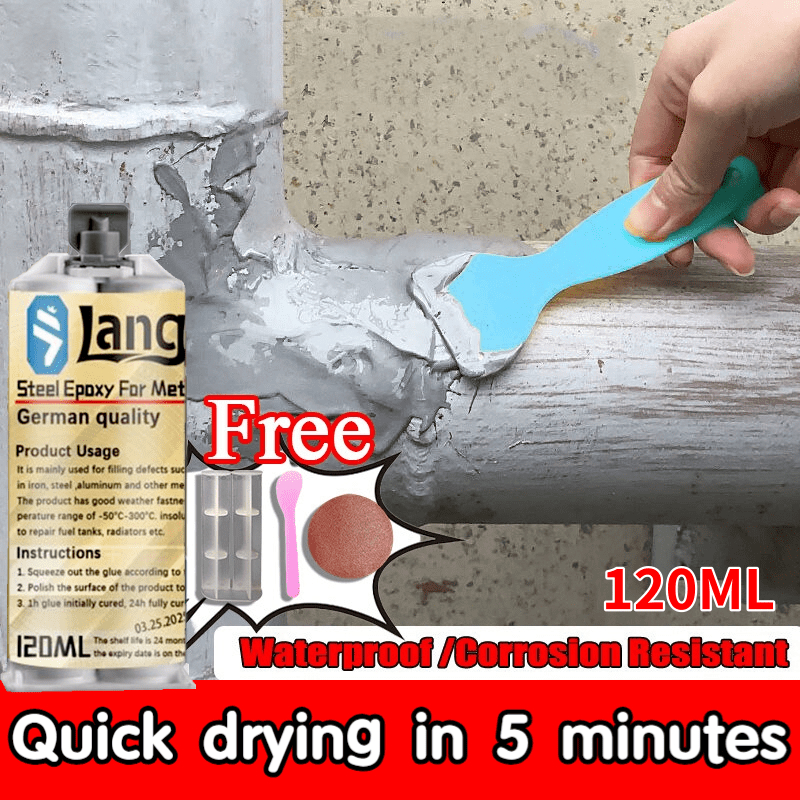Gam besi paling kuat tahan panas Metal Repairing Casting Adhesive glue ...