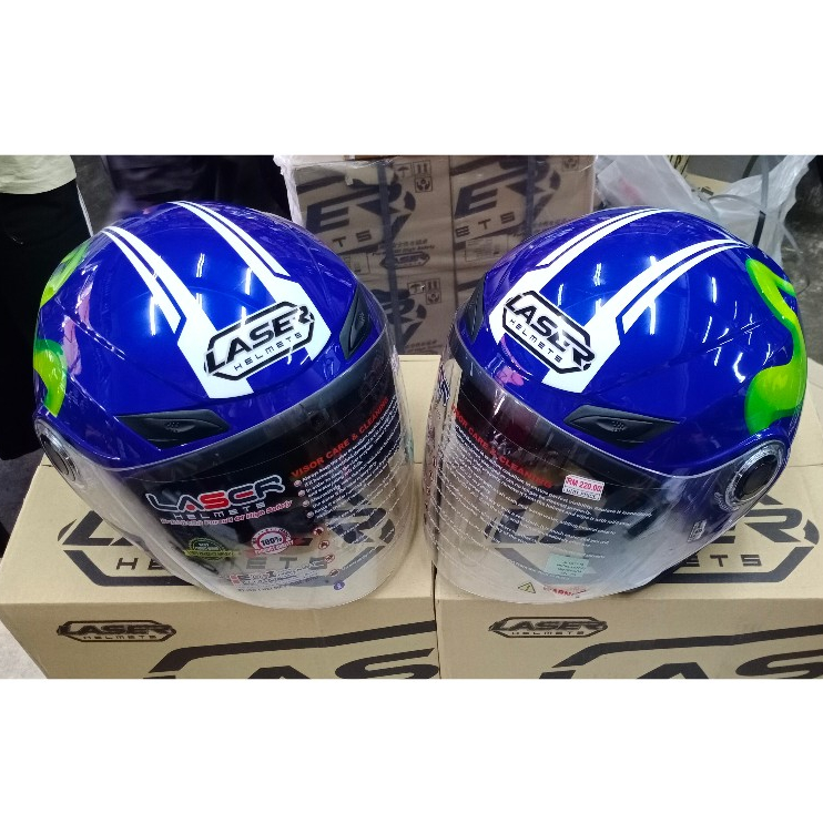 LASER Movistar Monster Helmet Ready Stock | Shopee Malaysia