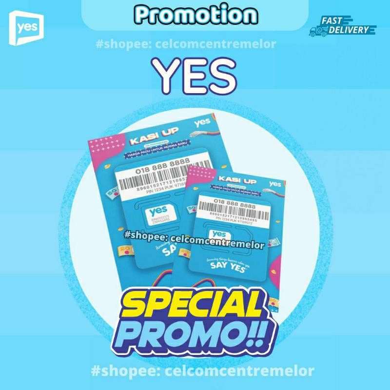 SIMKAD UNLIMITED DATA 5G YES PREPAID | Shopee Malaysia