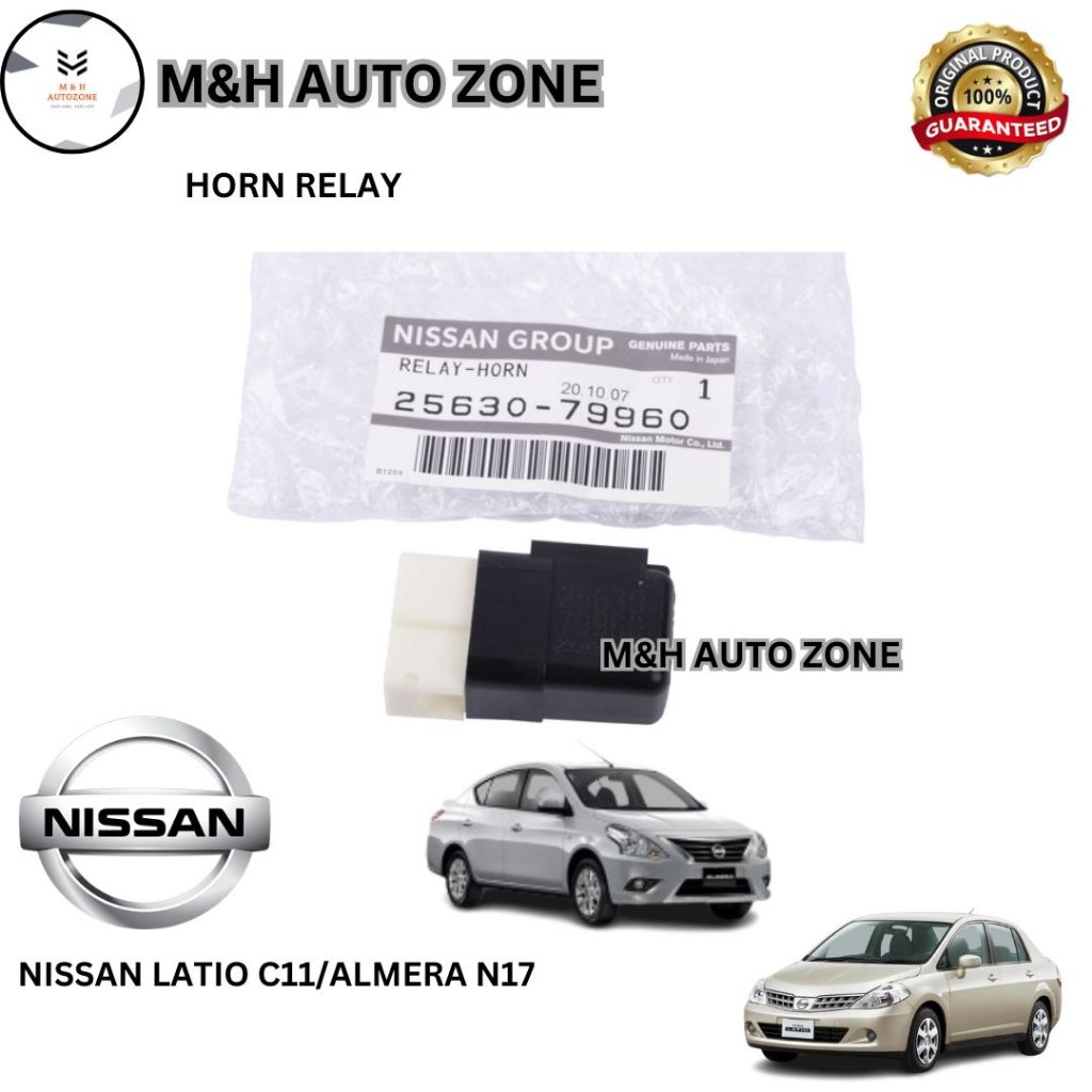 [Original] Nissan Latio C11 Almera N17 Horn Relay 25630-79960 | Shopee ...