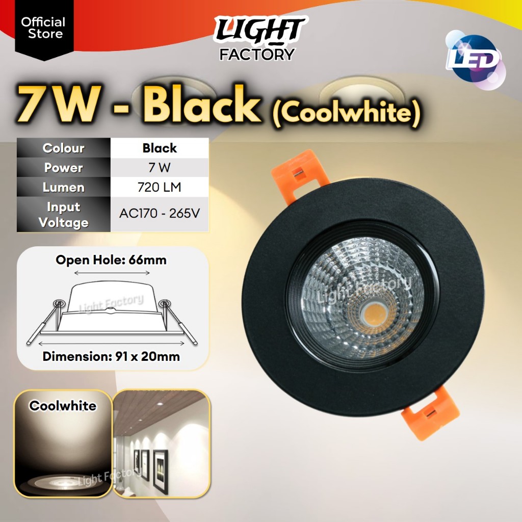 🔥HOT🔥LED Recessed Eyeball 3W | 7W LED Spotlight Recessed Light Recessed ...