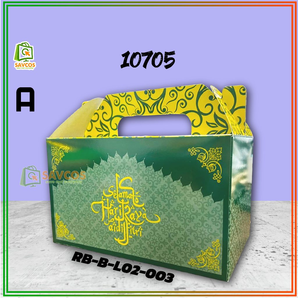 2024 Hari Raya Aidilfitri Gift Box Kotak Kuih Raya Packaging Gift Bag ...