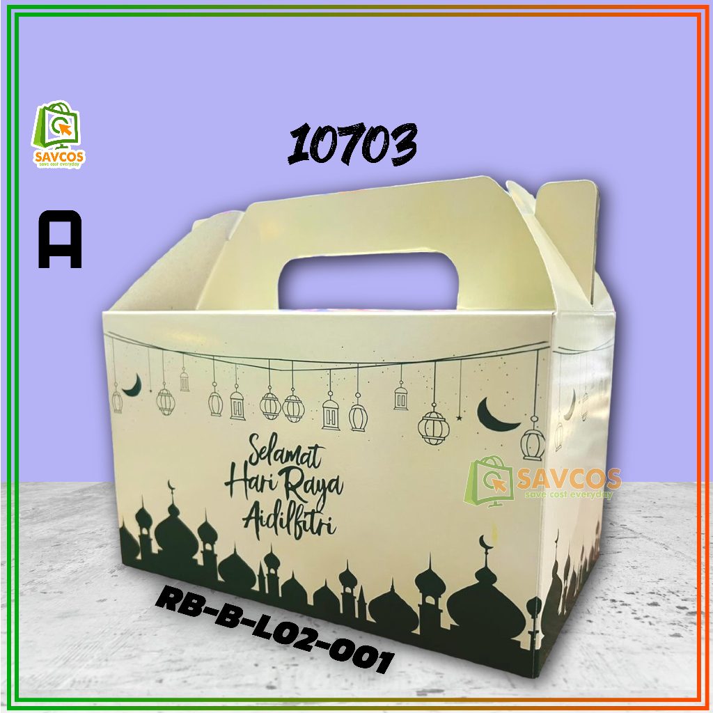 2024 Hari Raya Aidilfitri Gift Box Kotak Kuih Raya Packaging Gift Bag ...