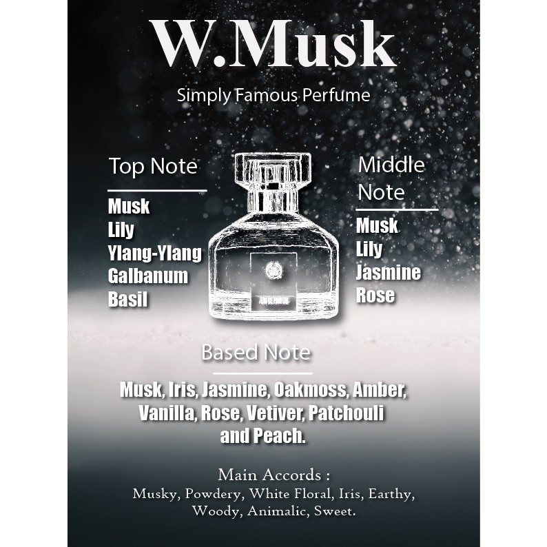 Simply Famous - W.MUSK Eau De Parfum | Shopee Malaysia