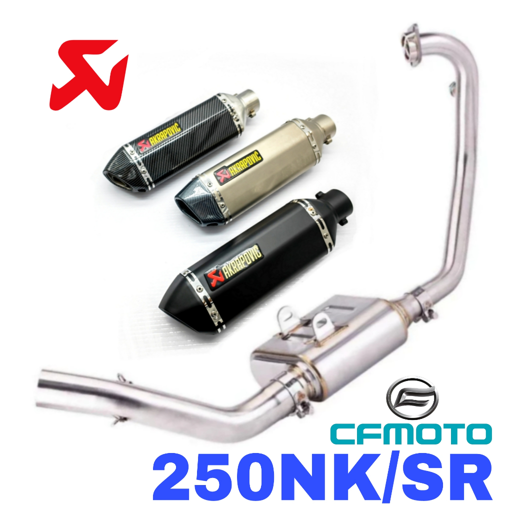 Exhaust CF Moto NK250 250SR Ekzos Tabung Power Boom MOTOR Muffler ...
