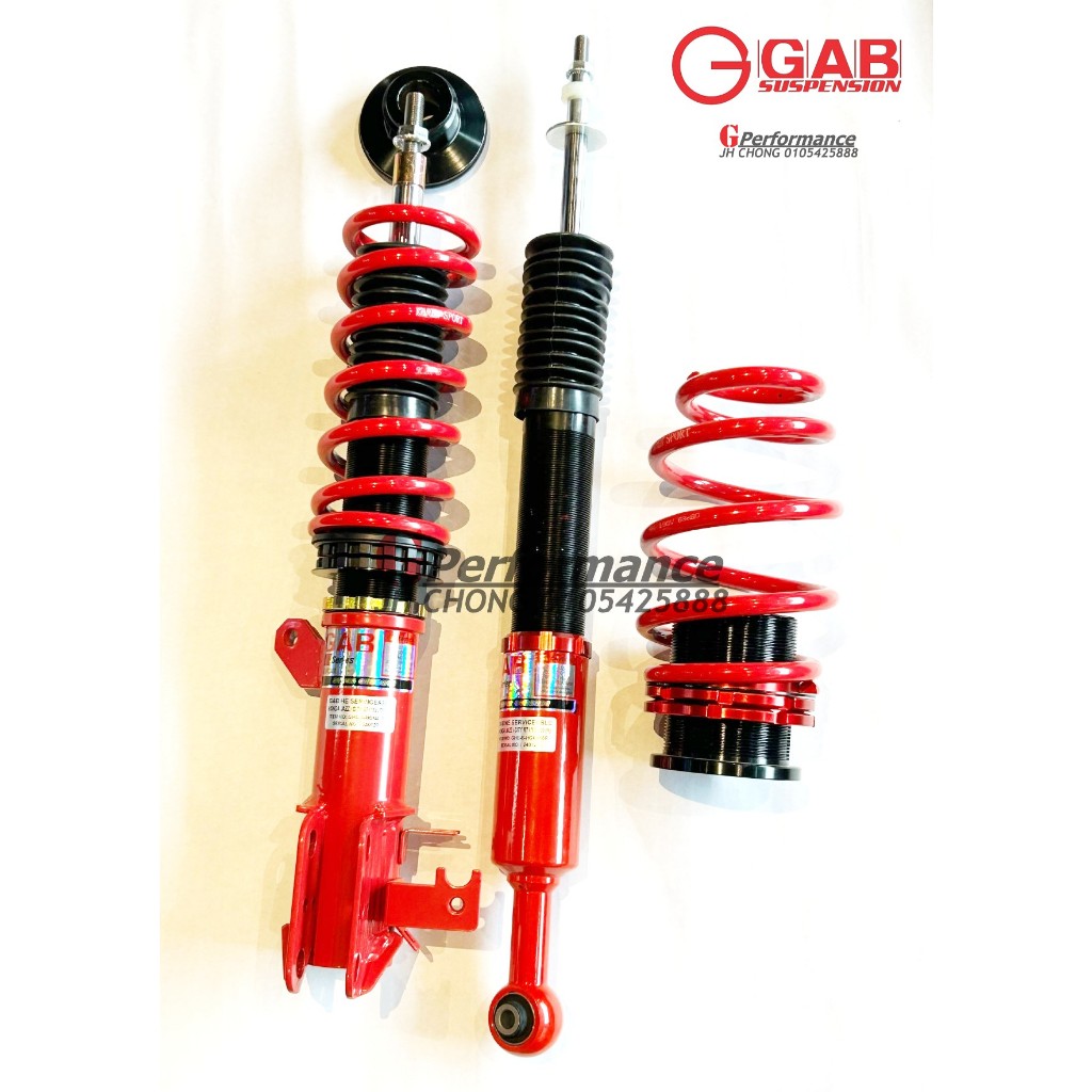 Honda Jazz GE / City GM2 2008+ - GAB HE Series Adjustable Suspension ...