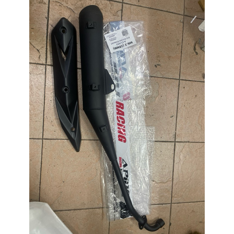 28mm Apido Racing Modenas Kriss MR3 110 standard racing exhaust ekzos ...