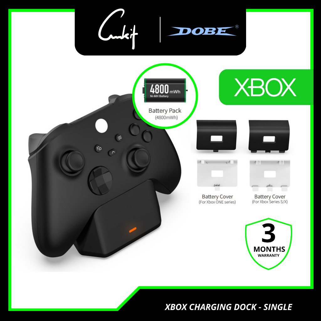 09.09 SALE 】DOBE XBOX Charging Dock Single Xbox Controller Charging ...