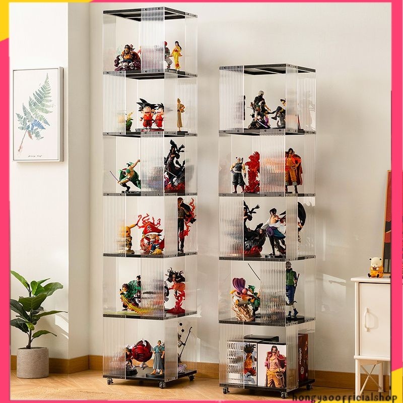 360 ° Rotating handmade display cabinet LEGO acrylic display rack ...