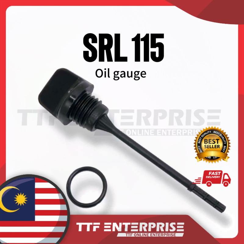 YAMAHA SRL115 OIL GAUGE LEVER CAP SRL 115 PEMBARIS PENUTUP MINYAK HITAM ...