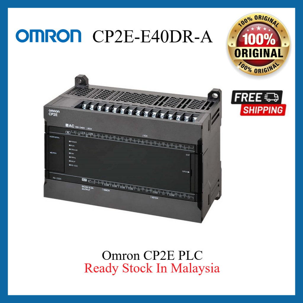 Omron PLC CP2E-E20DR-A / CP2E-E30DR-A / CP2E-E40DR-A | Shopee Malaysia