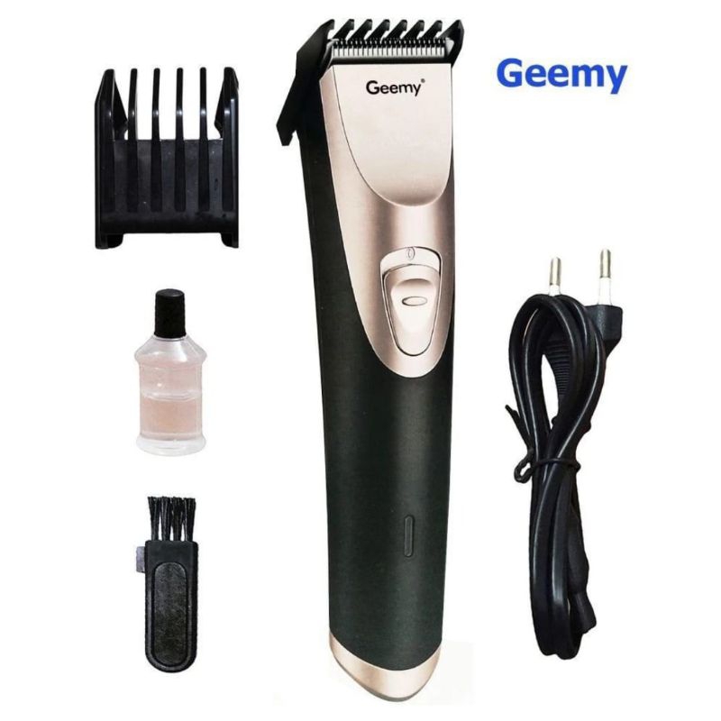 Geemy Professional hair and beard clipper rechargeable | Shopee Malaysia