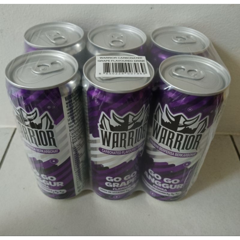 Warrior Go Go Swush (Grape/Strawberry) (6×320ML) 6 Can | Shopee Malaysia
