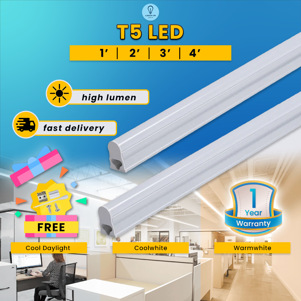High Quality Led Lighting T5 Tube With Connector & Clip T5 Aquarium ...