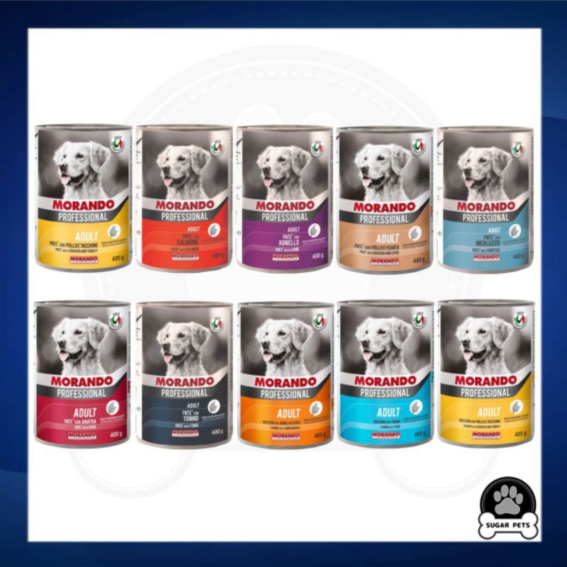 Morando Professional Pate Dog Canned Food 400g / 405g / Wet Food ...