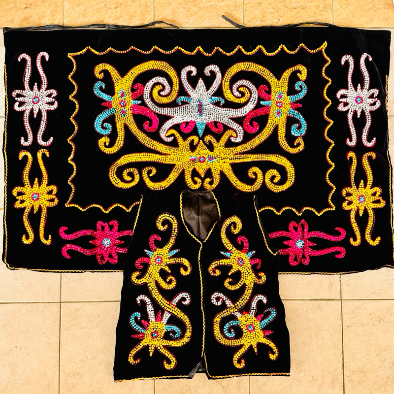 Baju Kayang Set Clothes and Skirts👗👗 Pakaian Tradisional Etnik Borneo ...