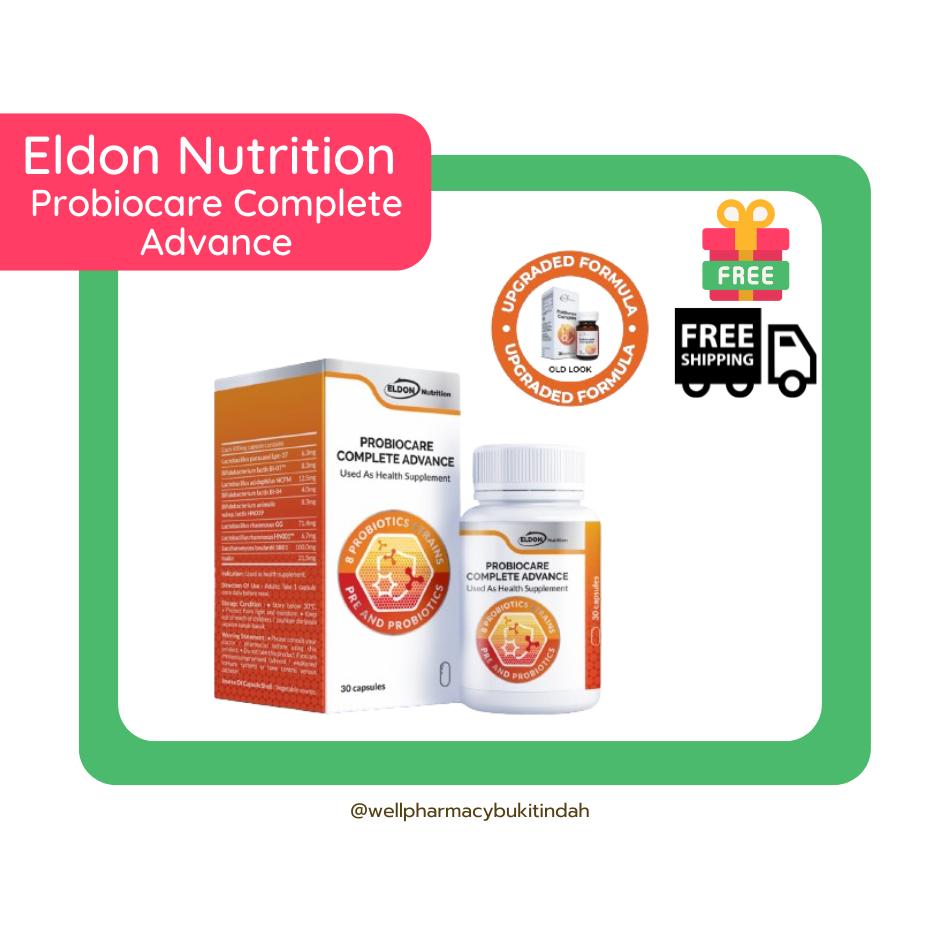Eldon Nutrition Probiocare Complete Advance 30's/ 2x30's + Free Gift🎁 ...