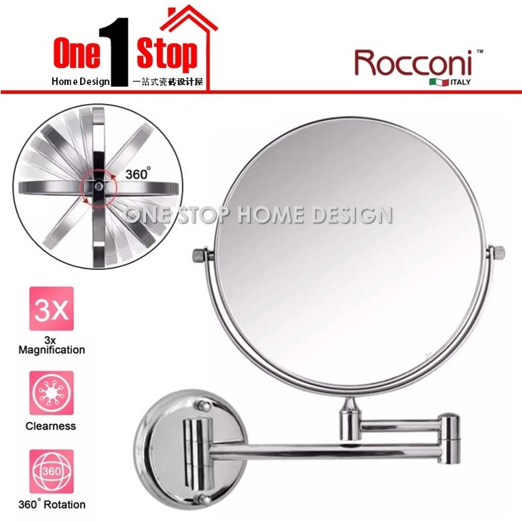 🌈ROCCONI🌈 ADJUSTABLE SHAVING MIRROR | Shopee Malaysia