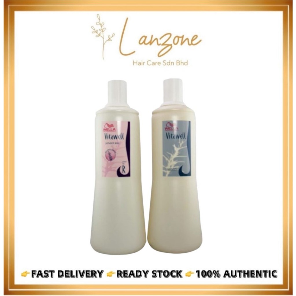 Wella Professional Perm lotion Resistant Hair 1000ml+ Neutralizing ...