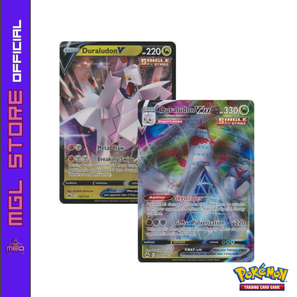 Duraludon V & VMAX Pokemon TCG 103 & 104/159 | Shopee Malaysia