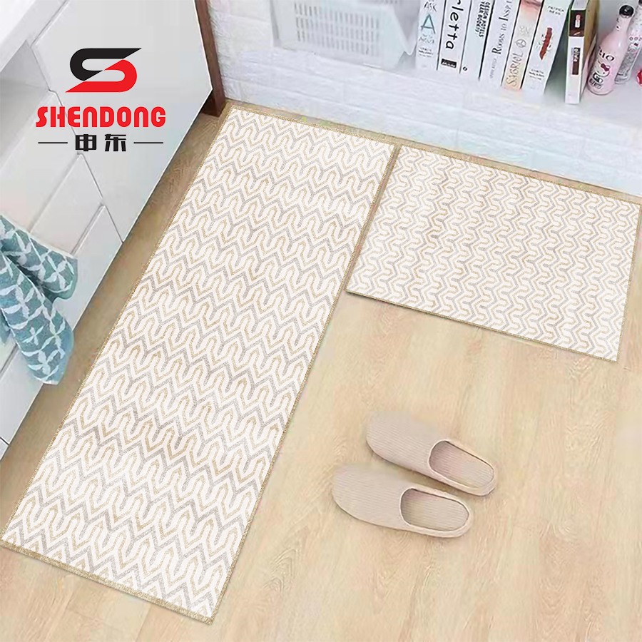 M (40*60 +40*120cm) 2 in 1 Crystal Velvet kitchen mat / Rugs / Floor ...