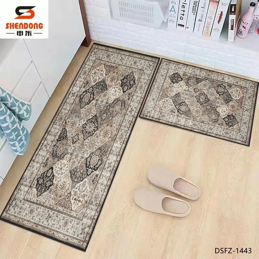 M (40*60 +40*120cm) 2 in 1 Crystal Velvet kitchen mat / Rugs / Floor ...