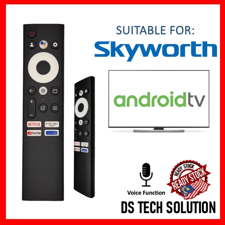Skyworth Smart Android TV Remote Control with Youtube NETFLIX 9012-OEM ...