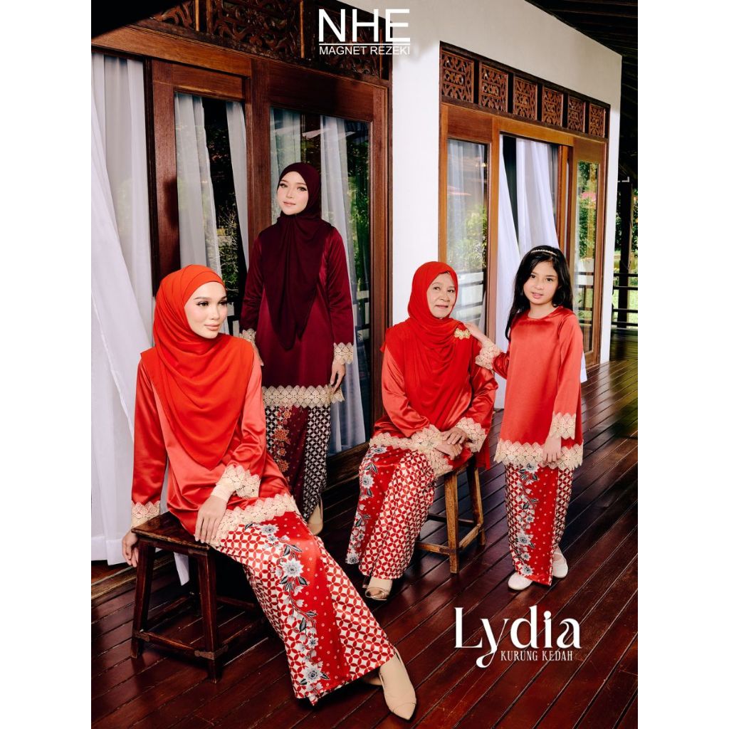 KURUNG KEDAH LYDIA / KURUNG KEDAH MUSLIMAH/ KURUNG BATIK LACE/ KURUNG ...
