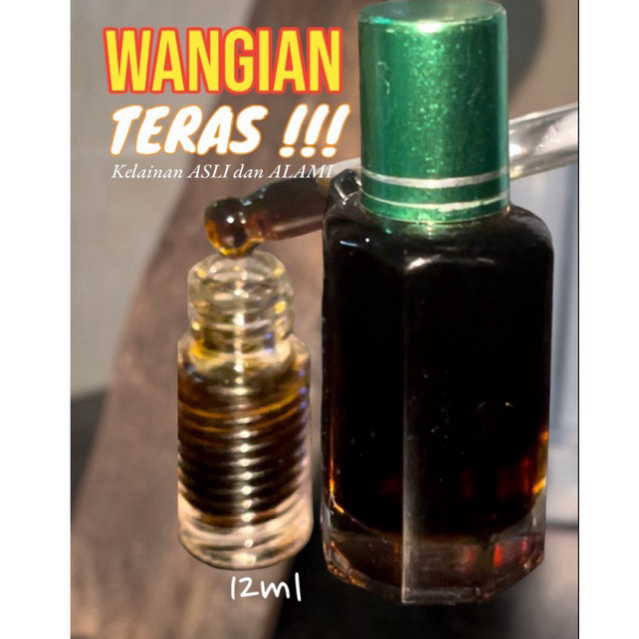 Wangian Teras Kayu / 1 Botol / 12ml / Asli dan Alami | Shopee Malaysia