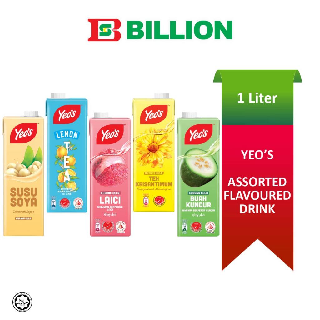 YEO'S Packet Drinks - 1 Liter ( Assorted ) | Shopee Malaysia