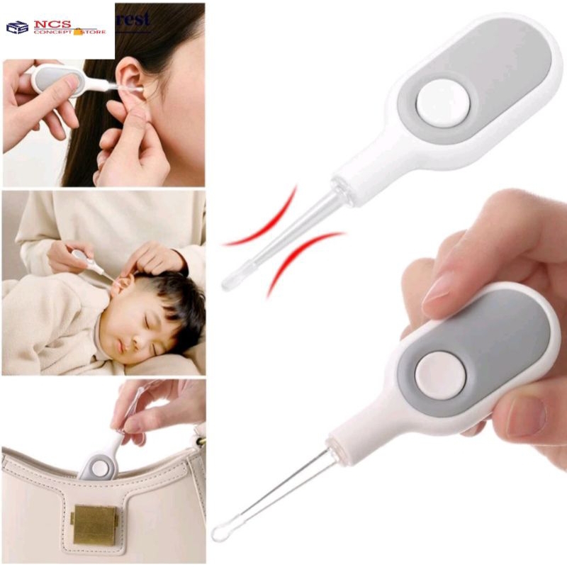 Light Emitting Ear Pick Ear Cleaner Earwax Removal Tools (Battery ...