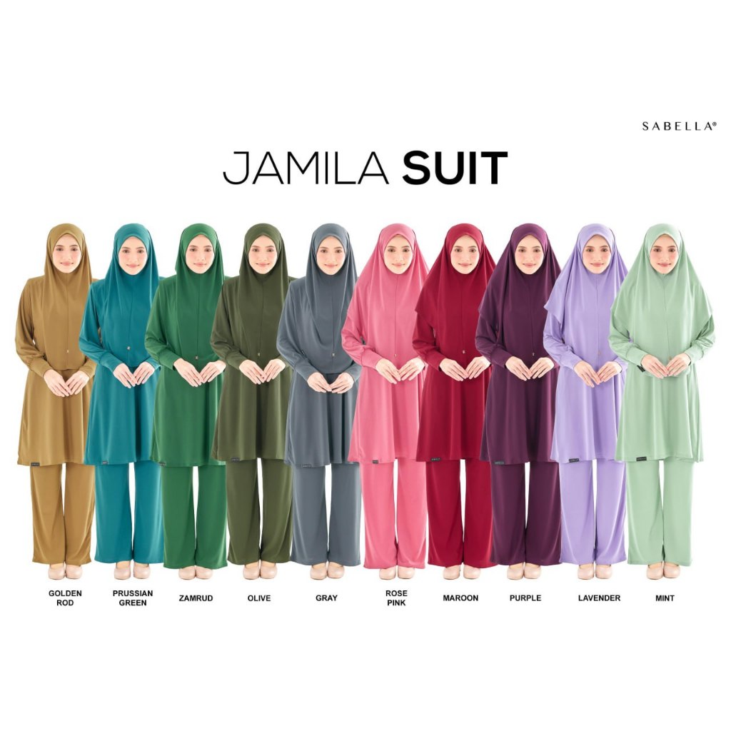 🔥[READY STOCK]🔥 SABELLA Jamila Suit 🌹 Suit Murah Muslimah | Shopee Malaysia